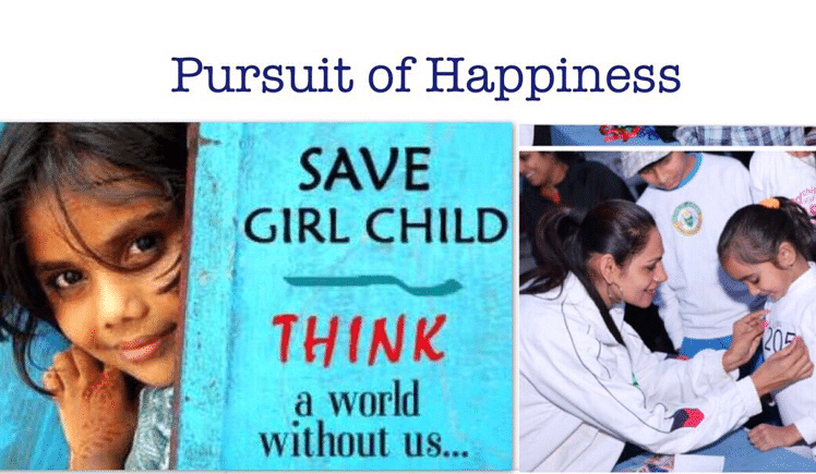 Social Advertisement On Save Girl Child